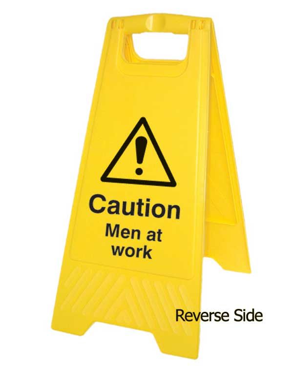 Men At Work Sign Folding 'A' Board Portable | From Aspli Safety